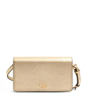 Valentino Garavani Mini Vlogo Leather Shoulder Bag