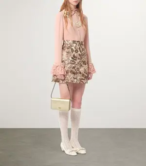 Valentino Garavani Mini Vlogo Leather Shoulder Bag
