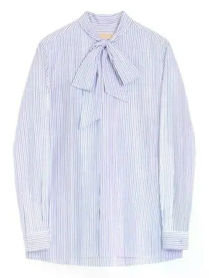 Valentino Garavani Striped-pattern Cotton Shirt