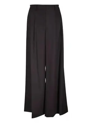 TWP Avery Pleated Palazzo Pants - Brown