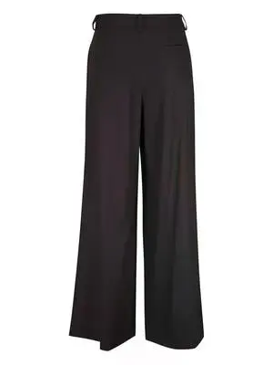 TWP Avery Pleated Palazzo Pants - Brown