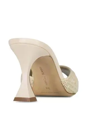 Manolo Blahnik Jadara Open-toe Sandals - Neutrals