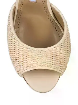 Manolo Blahnik Jadara Open-toe Sandals - Neutrals