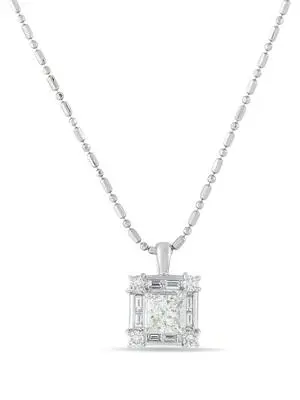 LB EXCLUSIVE Diamond And Platinum Necklace - Silver