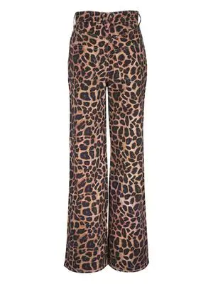 Veronica Beard Taylor Leopard-print Jeans