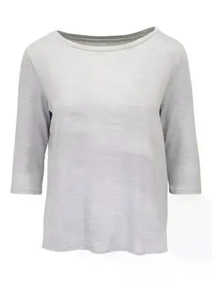 Majestic Filatures Boat-neck T-shirt - Grey