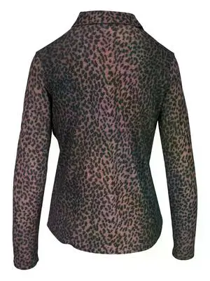 Majestic Filatures Animal-print Long-sleeve Shirt