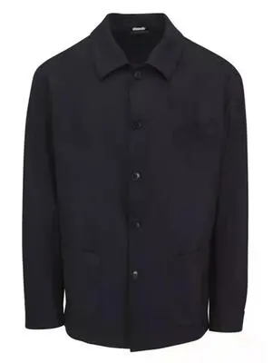 ATELIER MUNRO Buttoned Shirt Jacket - Blue