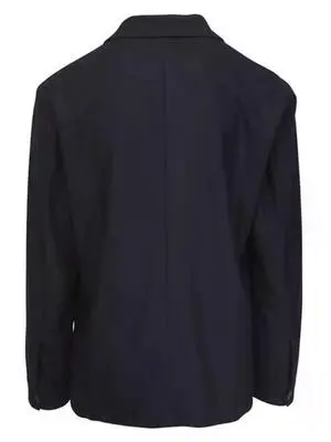 ATELIER MUNRO Buttoned Shirt Jacket - Blue