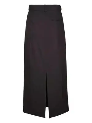 TWP Slit Belted Maxi Skirt