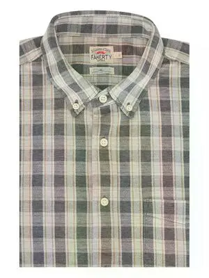 Faherty Brand Buttoned Plaid Shirt