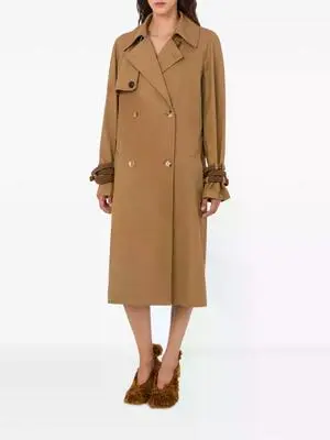 Moschino Buttoned-cuff Double-breasted Coat