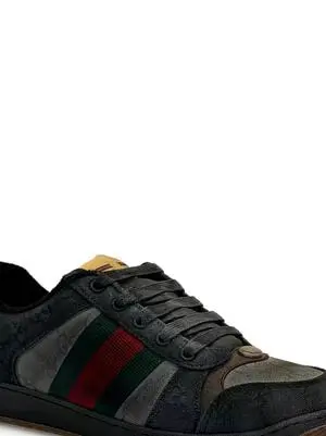 Gucci Striped Screener Sneakers