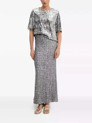 ANIYE BY Sequin Embellished Maxi Skirt