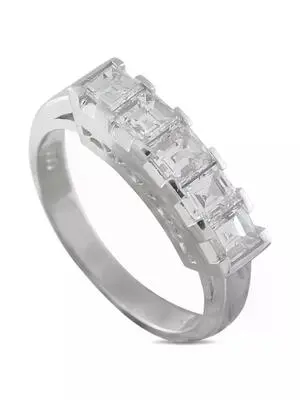 LB EXCLUSIVE Platinum Diamond Band Ring
