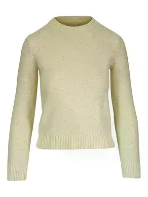 Akris Embellished Crewneck Sweater