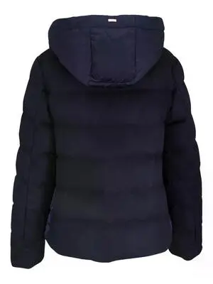 Herno Hooded Padded Jacket - Blue
