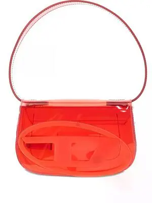 DIESEL® Logo-plaque Shoulder Bag - Red