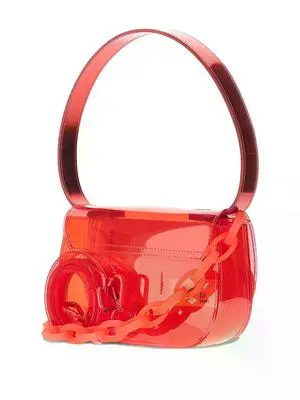 DIESEL® Logo-plaque Shoulder Bag - Red
