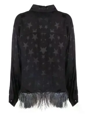SHIRTAPORTER Star-print Fringed Jacket
