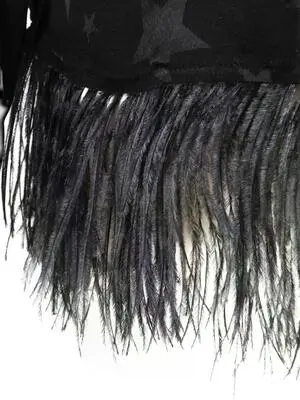 SHIRTAPORTER Star-print Fringed Jacket