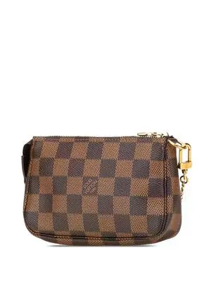 LOUIS VUITTON 2016 Damier Ebene Mini Pochette Accessoires