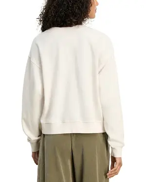 Velvet By Graham & Spencer Long Sleeve Crewneck Sweatshirt - Beach