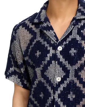 Oas Trastevere Cuba Crochet Shirt