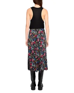 Zadig&Voltaire Jayla Floral Print Midi Skirt