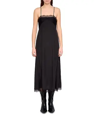 Zadig&Voltaire Ridar Silk Dress - Black
