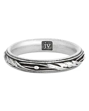 John Varvatos Sterling Gothic Band - Silver