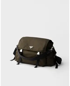 Prada Re-nylon And Leather Bag - Forest