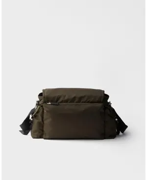Prada Re-nylon And Leather Bag - Forest