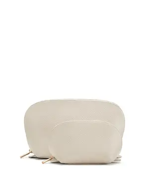Cuyana Travel Case Set - Ecru