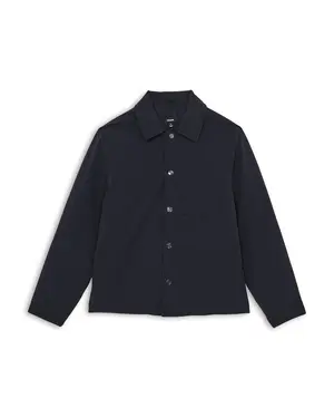 REISS Parker Long Sleeve Nylon Patch Pocket Overshirt