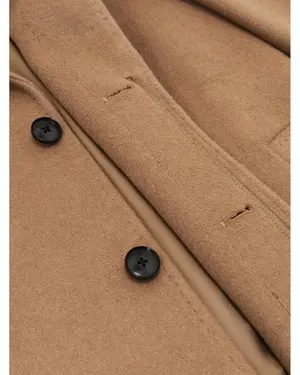 REISS Empire Relaxed Fit Wool-blend Overcoat - Camel