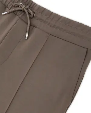 REISS Premier Interlock Drawstring Jogger Pants - Light Brown