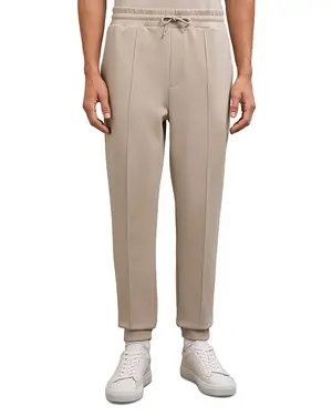 REISS Premier Interlock Drawstring Jogger Pants - Stone