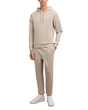 REISS Premier Interlock Drawstring Jogger Pants - Stone