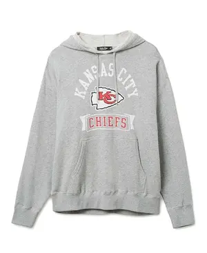 Junk Food Clothing Nfl Kansas City Chiefs Scrimmage Hoodie - Heather Grey