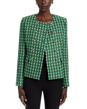 Elie Tahari Eleni Double Breasted Blazer