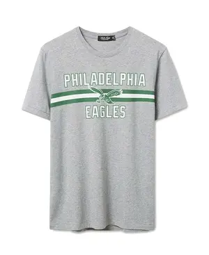 Junk Food Clothing Nfl Philadelphia Eagles Lineman Tee - Heather Grey