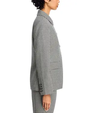 Elie Tahari Greta Checked Jacket