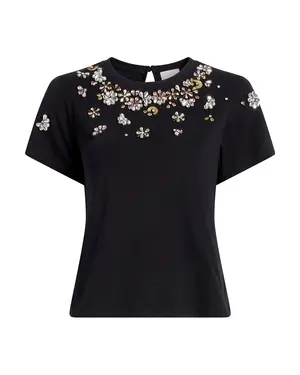 Cinq À Sept Embellished Top - Black