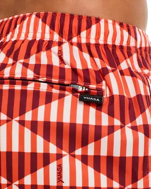 YUASA MENSWEAR Vertigo Diamonds Swim Shorts