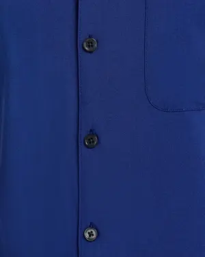 YUASA MENSWEAR Solid Resort Shirt
