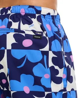 YUASA MENSWEAR Floral Printed Swim Shorts