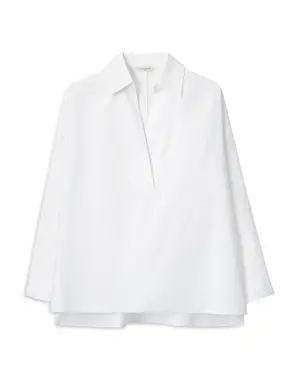 Lafayette 148 New York Oversized Popover Shirt