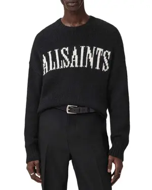 ALLSAINTS Stokes Oversized Fit Logo Sweater