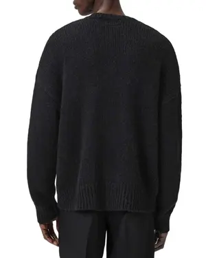 ALLSAINTS Stokes Oversized Fit Logo Sweater